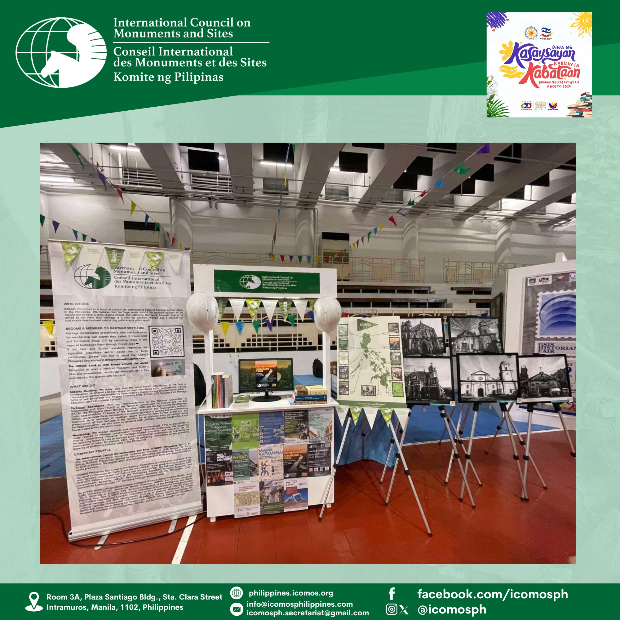 Living History: ICOMOS Philippines Showcases Heritage at the 2nd GSIS Historians’ Fair 2025 ...